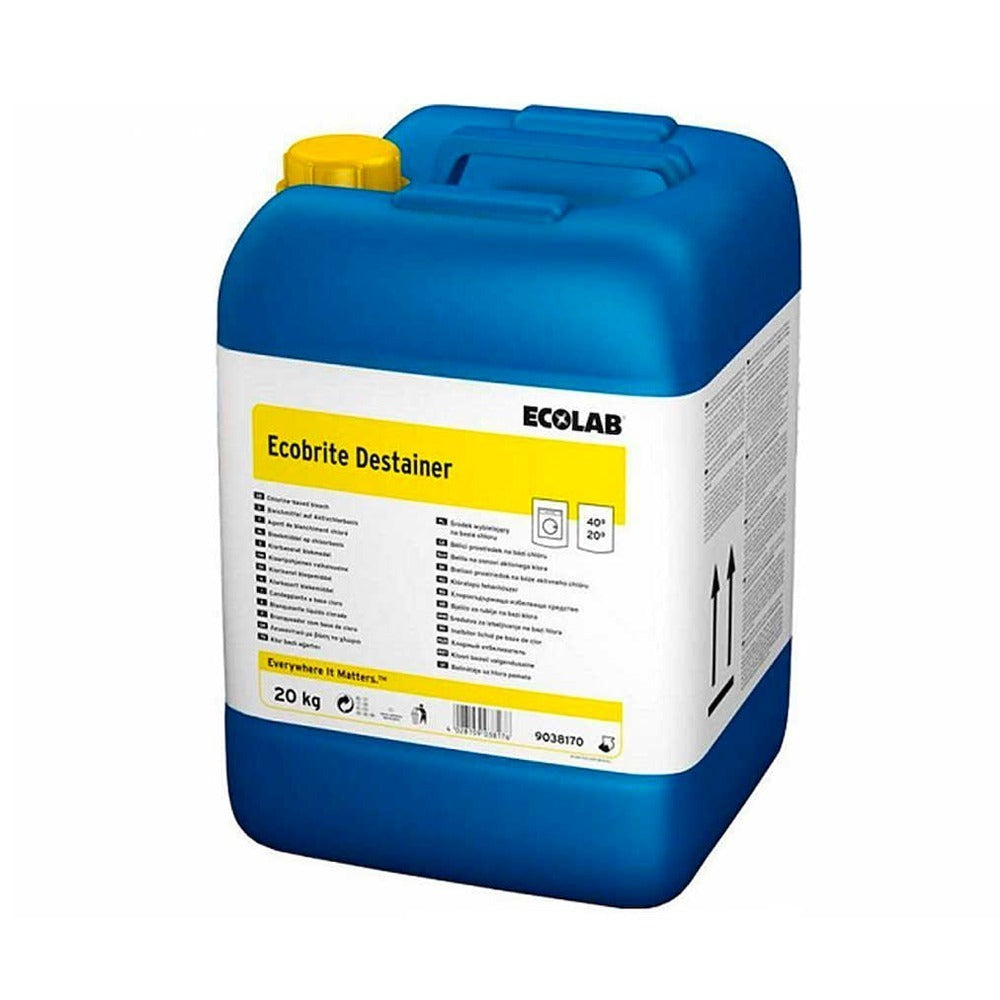 Ecolab Ecobrite Destainer, înălbitor lichid pe bază de clor, 20kg ...